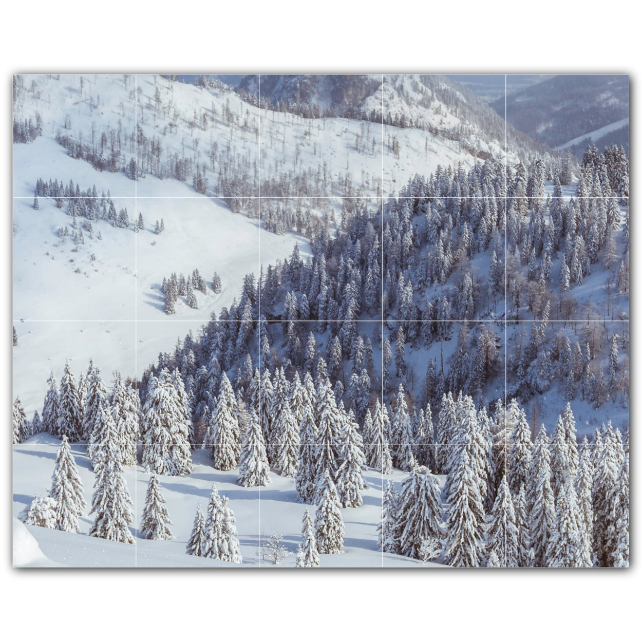Winter Photo Tile Murals – Picture-Tiles.com