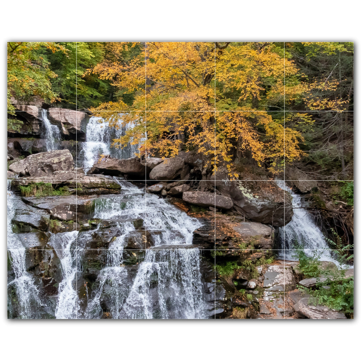 Waterfalls Photo Tile Murals – Picture-Tiles.com