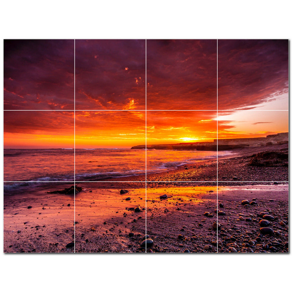 Sunset Ceramic Tile Wall Mural Kitchen Backsplash Bathroom Shower P500 ...